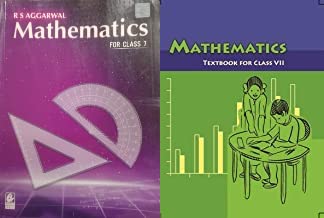 R.S Aggarwal Mathematics + NCRT Mathematics class 7 (combo set of 2 ...