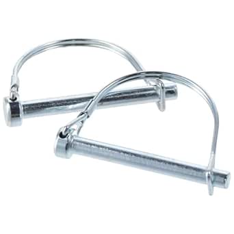 SHUATI 2Pcs D-Shaped Safety Coupler Pin, Carbon Steel Shaft Locking Pin ...