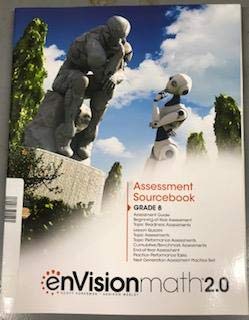 enVisionmath2.0 Assessment Sourcebook Grade 8: Pearson: 9780328885015 ...