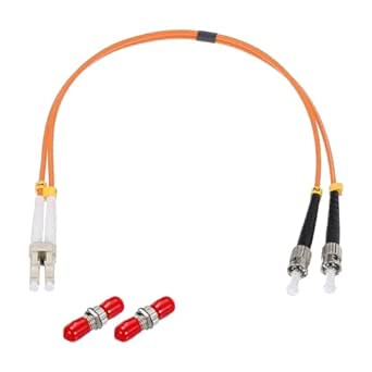 Amazon.com: MECCANIXITY 1Pcs 1Ft LC-ST/UPC Fiber Optic Patch Cable ...