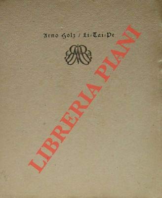 Amazon.com: Li-Tai-Pe.: HOLTZ Arno -: Books