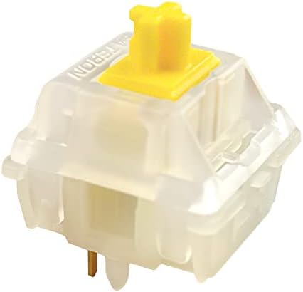 Amazon.com: GATERON Cap Milky Brown Keyboard Switches, RGB LED Linear ...