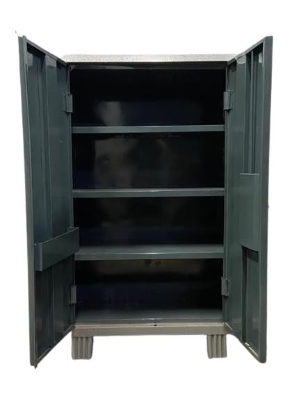 A S Steel Furniture- Small Metal Almirah Steel Almirah 4 Compartment ...