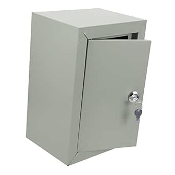 Uonlytech Box Box Steel with Lock Covers Project Box Metal Electrical ...