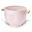 beifeier Metal Colander with Wooden Handle and Sturdy Base, 5.5 Quart ...