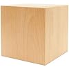 Amazon.com: 5" Large Wood Cubes, Pack of 1 Square Wood Block for DIY ...