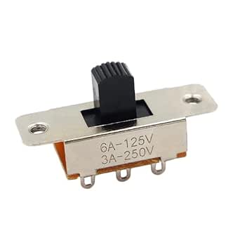Amazon.com: 10Pcs On-Off 3 Position 2P3T PCB Panel Slide Switch Panel ...