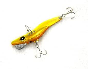 Amazon.co.jp: ブリーデン BREADEN ビースウェイ 13SWAY 02チャートゴールド 50mm 10g ルアー ハードルアー バイブレーション メタルバイブ アジ ...