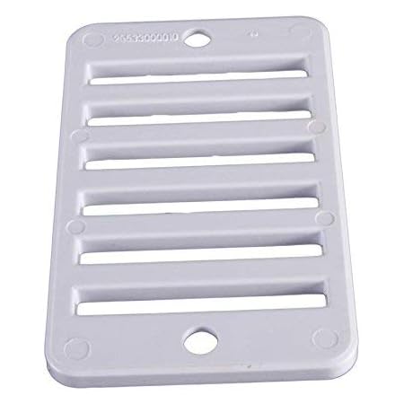 Amazon.com: Hayward SP1019BA Deck Drain Rectangular Grate with Screw ...