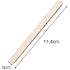 Gagawin Bâtonnet de Sucette, Bâton Glace en Bois Naturel Stick Craft ...