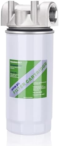 Amazon.com: 1" NPT High Flow Fuel Filter Kit, 25 GPM 30 Micron Spin-on ...