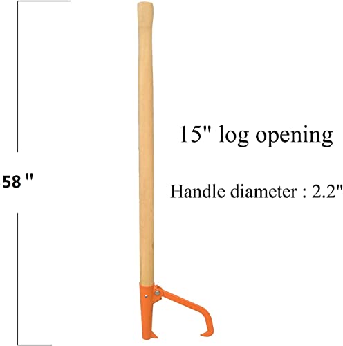 Snapklik.com : Cant Hook - 58" Heavy Logging Tool Log Roller Tool Hard ...