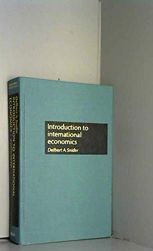 Introduction to international economics (The Irwin series in economics ...
