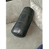 Amazon.com: PRIME LEATHER STUDIO Bolster Pillow Lambskin Black Leather Meditation Body Pillow ...