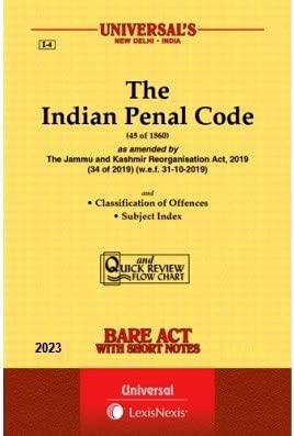 Buy The Indian Penal Code Bare Act - Latest 2023 EDITION Universal's ...