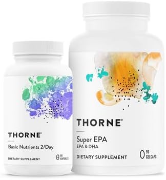 Amazon.com: Thorne Basic Nutrients 2/Day & Super EPA Omega-3 Fatty ...