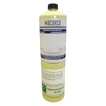 Amazon.com: Macurco CANN20M Methane CH4 Calibration Gas Canister, 34L ...