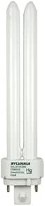 Sylvania S6740 (10 Pack) 20669 CF26DD/E/841/ECO 26-Watt 4100K 4-Pin Double Tube Compact ...
