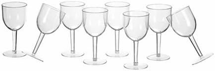 Amazon.com | CreativeWare Unbreakable Wine Glass, Set of 8 ...
