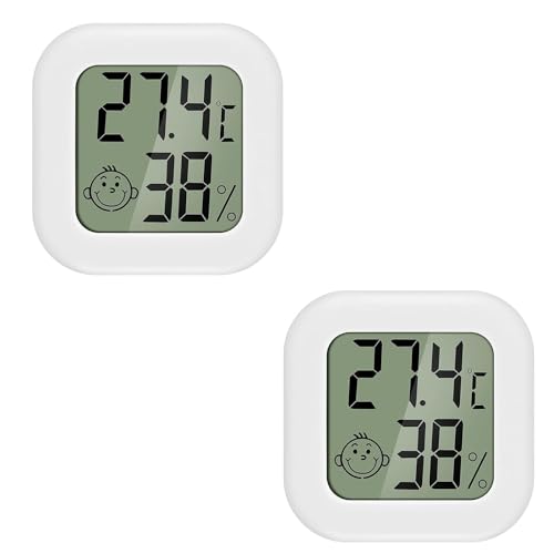 PAIRIER Room Thermometer Indoor,Mini Digital Thermometer Room ...