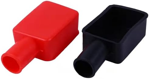 Kioiner 2 Pcs Battery Terminal Covers, Soft Rubber Positive and ...