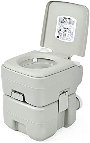 Kohree 5.8 Gal Portable Toilet for Adults: Large Camping Toilet with Detachable Waste Tank, Leak ...