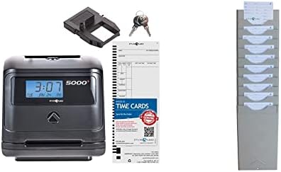 Amazon.com : Pyramid Time Systems, Model 5000 Auto Totaling Time Clock ...