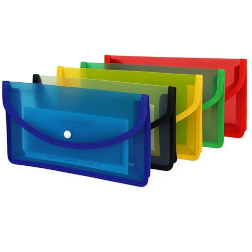 SPS Cheque Folder, Transparent Poly-Plastic Cheque Documents File ...