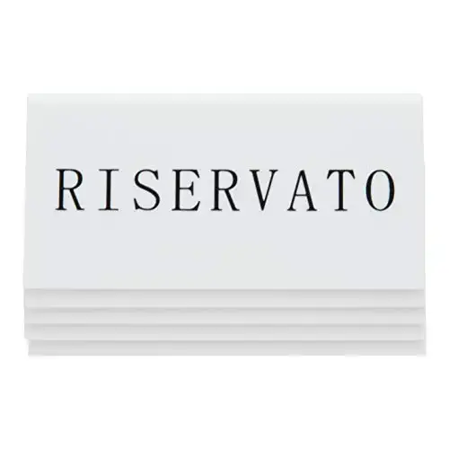 Cartello Tavolo Riservato Da Stampare IN VENDITA! - PicClick IT