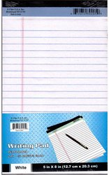 Jr. Legal Pad - 5 x 8 - White - 2 pack: Amazon.com: Office Products