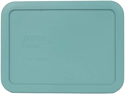 Amazon.com: Pyrex 7210-PC 3 Cup Turquoise Rectangle Plastic Food ...