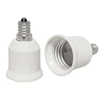 Amazon.co.jp: 口金変換 アダプター E12-E26 電球 ソケット 口金 照明補助器具 熱に強い(E12-E26)(2個入り) : ホーム＆キッチン