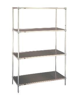 Amazon.com: Super Erecta ShelfÂ Solid Shelving, All-Stainless Steel ...