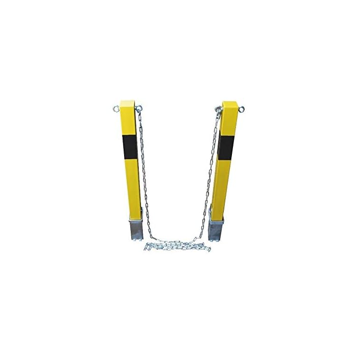 Buy Ultra Secure Removable Security Bollards, 5 Meters Chain, Side ...