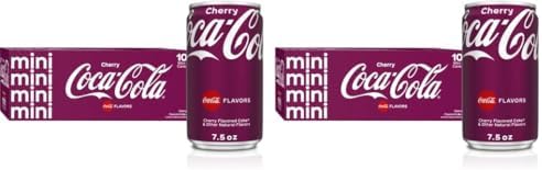 Amazon.com: Coca-Cola Cherry Soda Soda Soft Drink Mini Cans, 7.5 fl oz ...