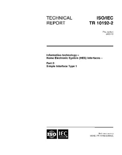 ISO/IEC TR 10192-2:2000, Information technology - Home Electronic ...