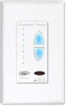 Amazon.com : Channel Vision A-BUS 1-Source Amplified Keypad, White (AB ...