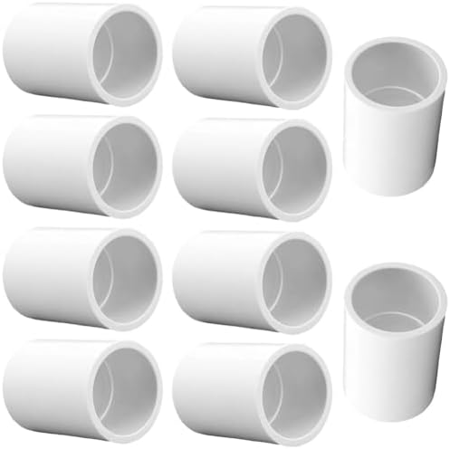 ANPTGHT 1" PVC Coupling 2 Way Pipe Fittings, Furniture Grade Schedule ...