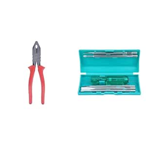 TAPARIA Insulated Lineman Combination Cutting Piler 210 MM / 8" (Silver / Orange) : Amazon.in ...