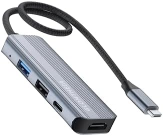 Glomtheia USB C Hub Docking Station for Macbook Mac Laptop, 4-in-1 Usbc ...