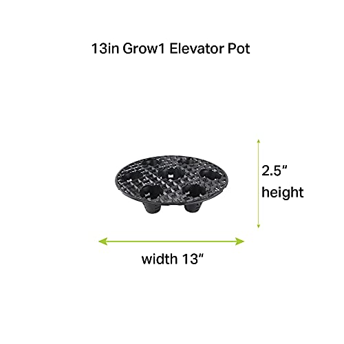 Snapklik.com : Grow1 13-Inch Pot Elevators For Plants Plastic Fabric ...
