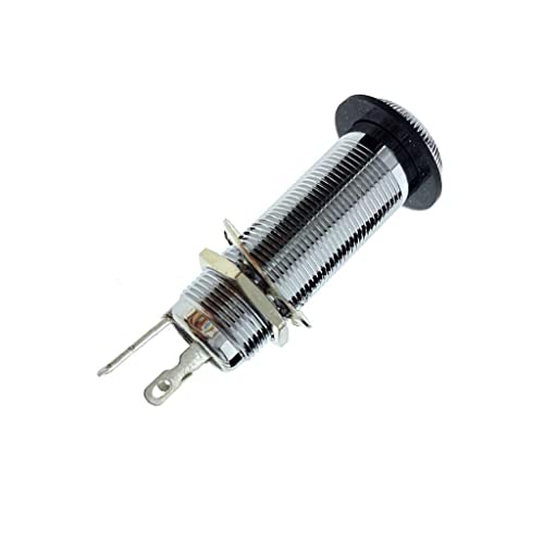 Snapklik.com : KAISH 6.35mm Brass Mono Guitar Bass Barrel Jack Socket ...