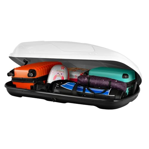 TANGZON Car Roof Box, Large Roofbox with Locking System & Single/Dual ...