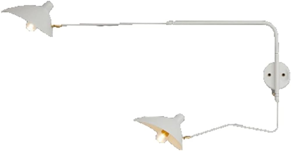Modern 2-Lights Swing Arm Wall Sconce,Modern Plug in Wall Sconces,Wall ...