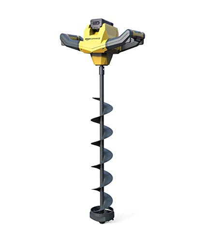AmazonCommercial Heavy Duty Ice Auger Set with Cordless Electric 48V ...