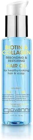 Amazon.com: GIOVANNI Biotin & Collagen Hair Oil - Rebonding & Restoring ...