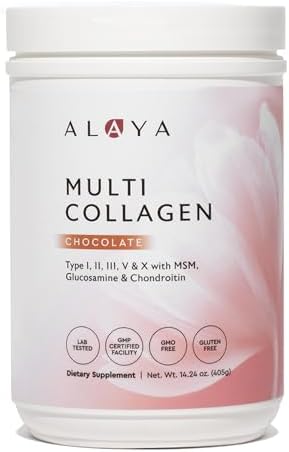Amazon.com: Alaya Multi Collagen Powder - Type I, II, III, V, X ...