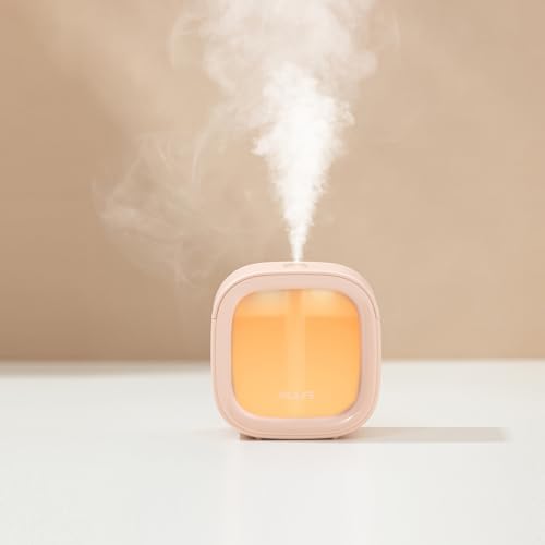 Amazon.co.jp: JISULIFE Humidifier, Tabletop Desk, Small, Ultrasonic ...