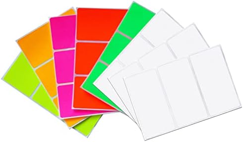 Amazon.com : Royal Green Color-Coding Labels 4X2 inch Pack of White and ...
