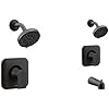 Moen Genta LX Matte Black High-Pressure Eco-Performance Modern Shower ...